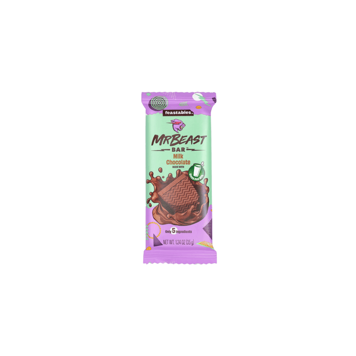 FEASTABLES MRBEAST MILK CHOCOLATE BAR 1.24 OZ/35G – TC Europe